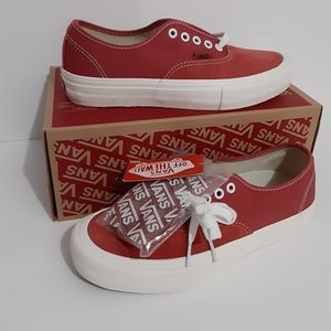 Vans | Shoes | Vans Authentic Pro Womens Low Top Shoes Redwhite | Poshmark